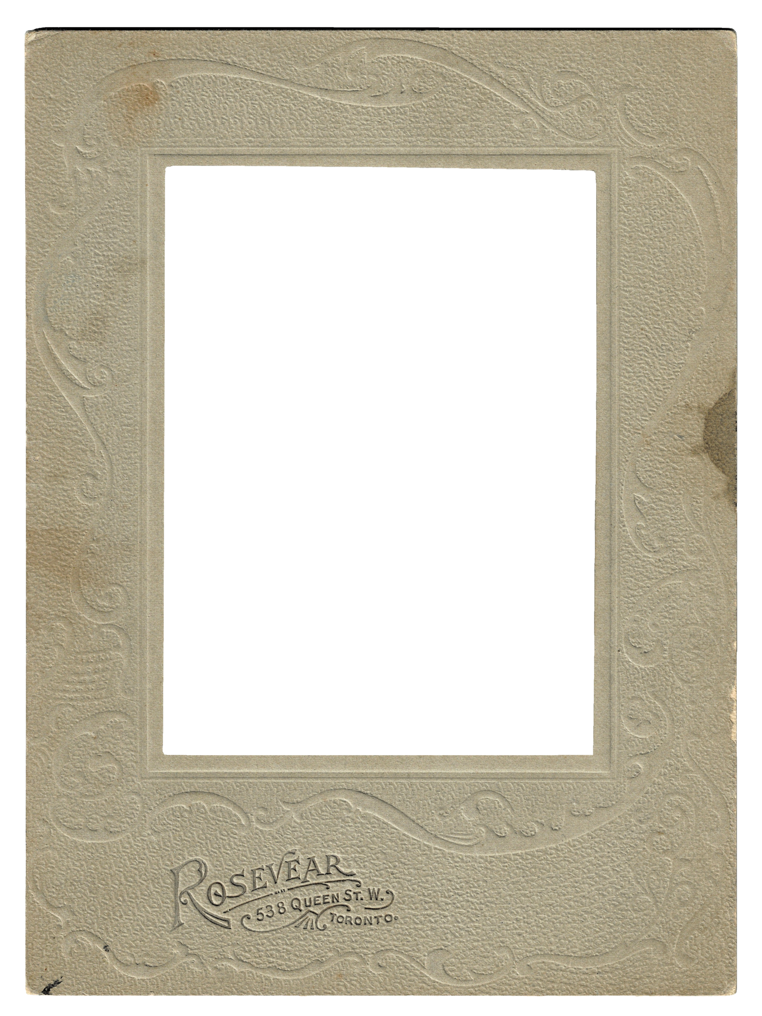 6 Vintage Cabinet Card Frames for Crafting