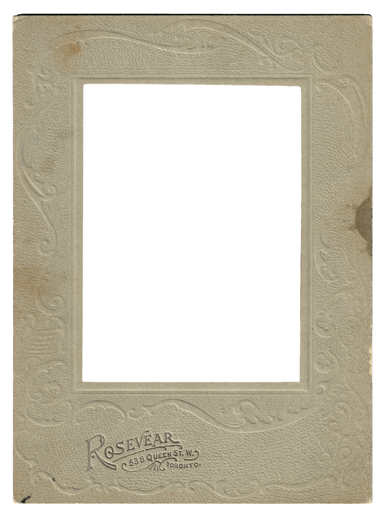 6 Vintage Cabinet Card Frames for Crafting